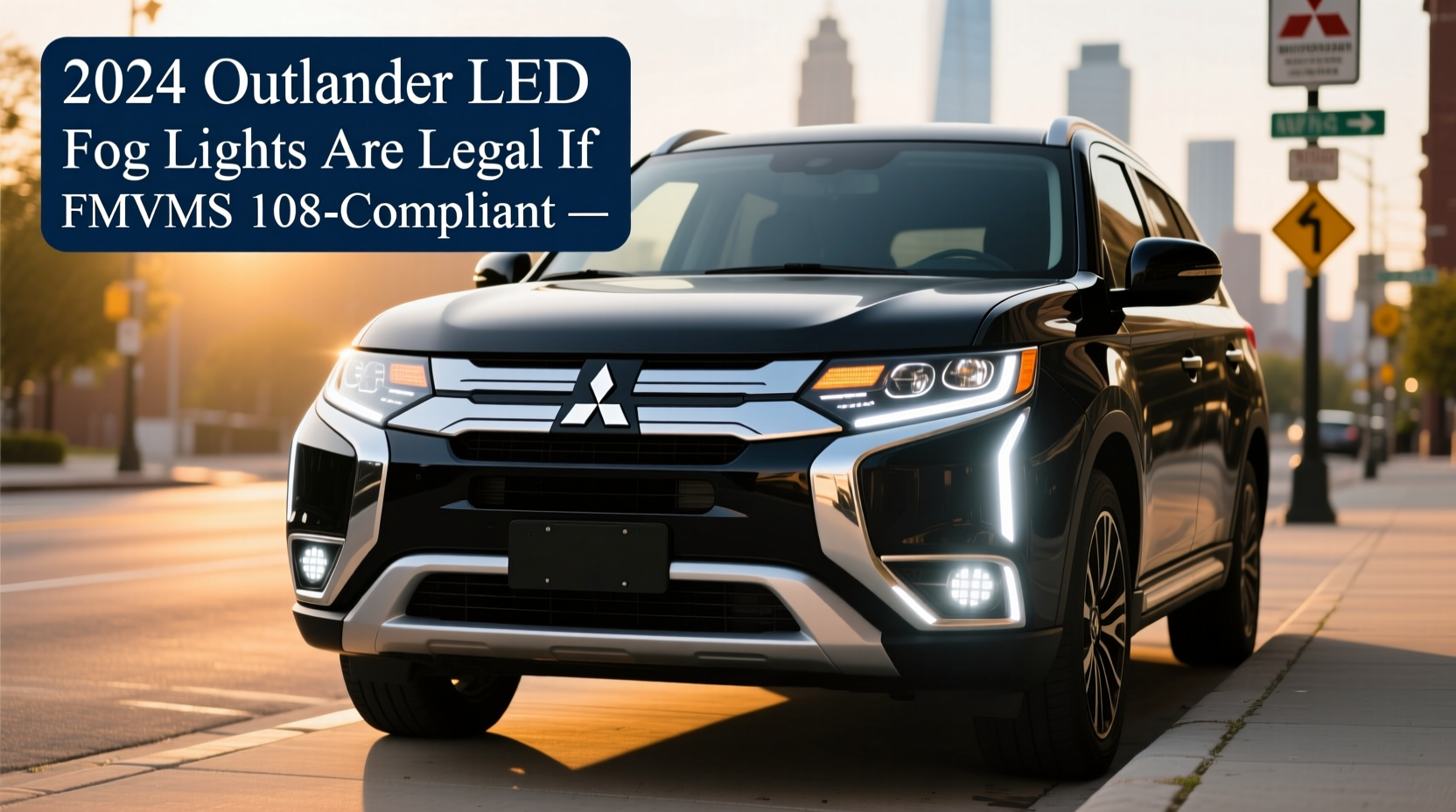 2024 Outlander LED Fog Lights Are Legal If FMVSS 108-Compliant