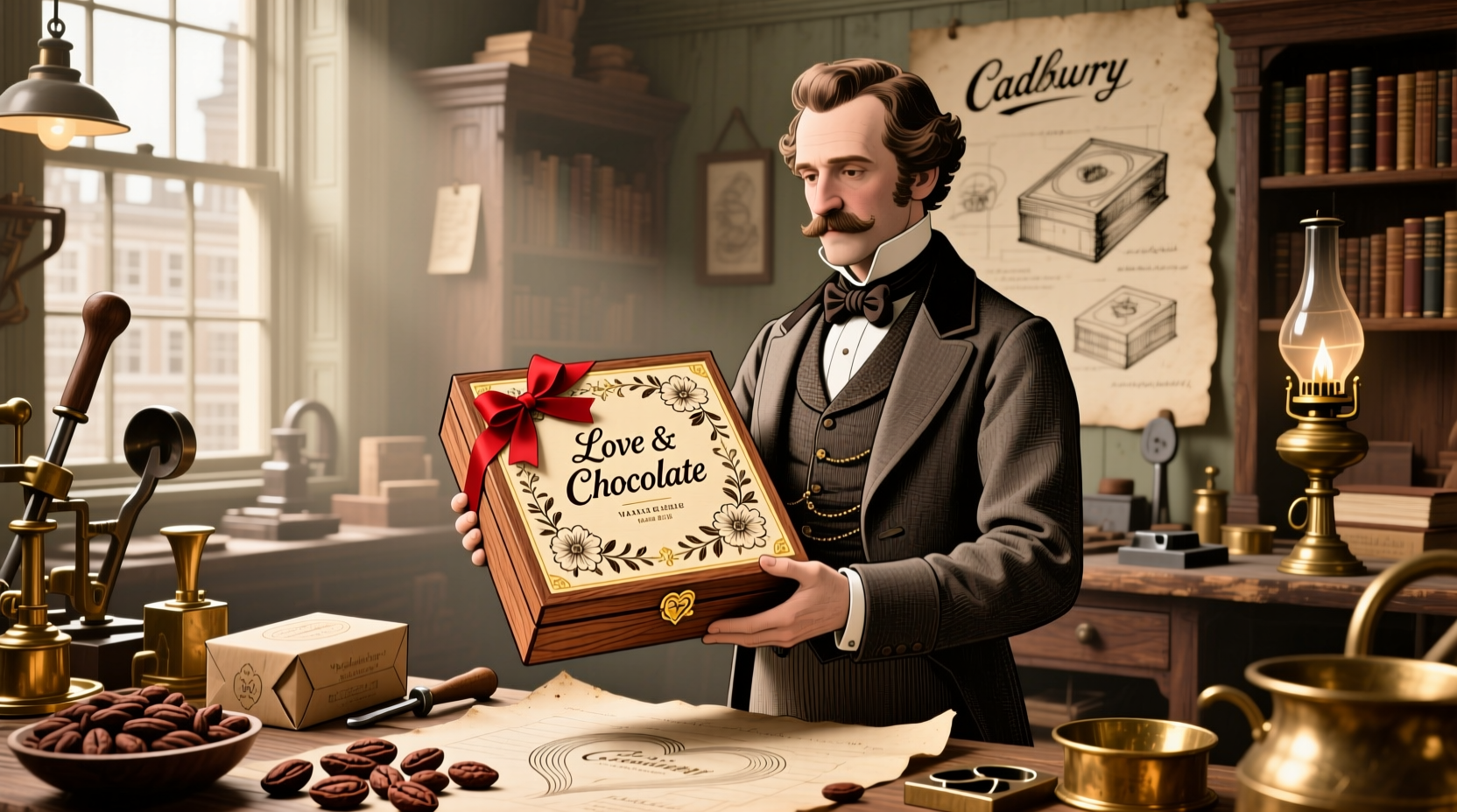 Richard Cadbury Invented the First Valentine's Chocolate Box