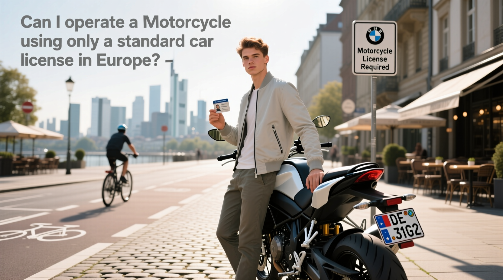 How to Ride a 125cc Motorcycle in Europe with a Car License