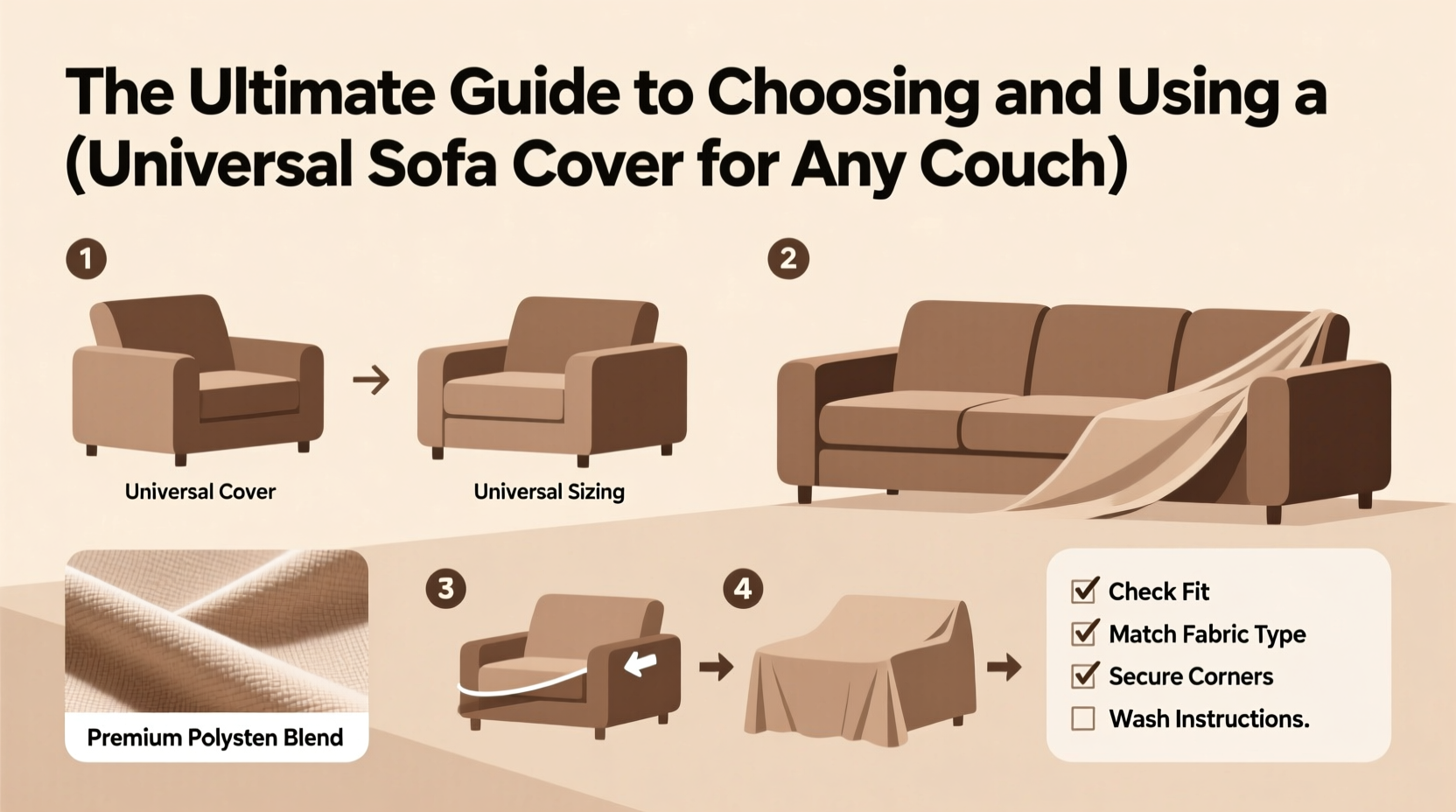 The Ultimate Guide To Choosing And Using A Universal Sofa Cover For Any ...
