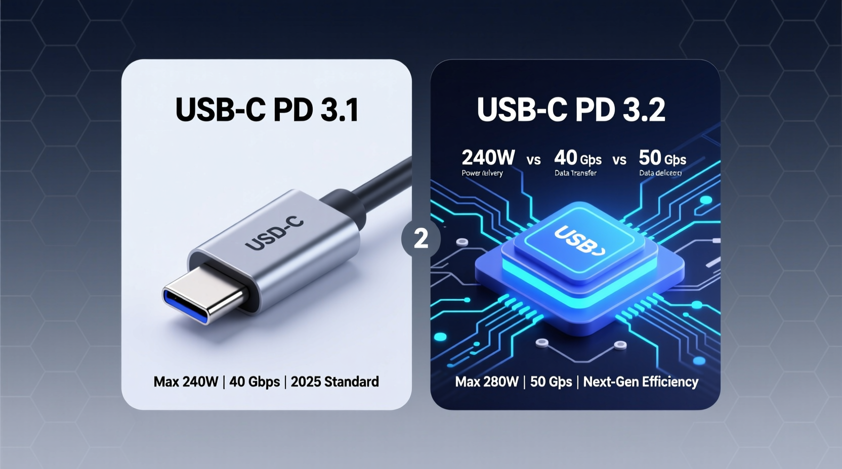 USB-C PD 3.1 vs PD 3.2: Key Differences in 2025