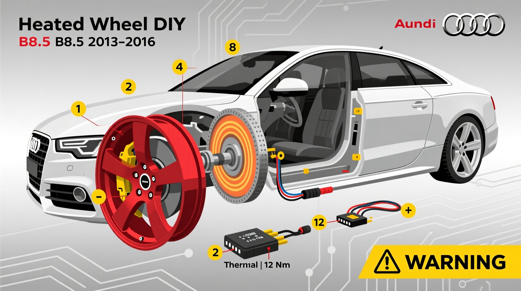 S5 Heated Wheel DIY Install Guide for B8.5 (2013–2016)
