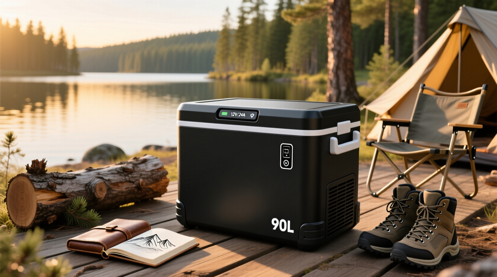 How to choose 90l 12v 24v portable fridge freezer,How big is a 90l fridge?