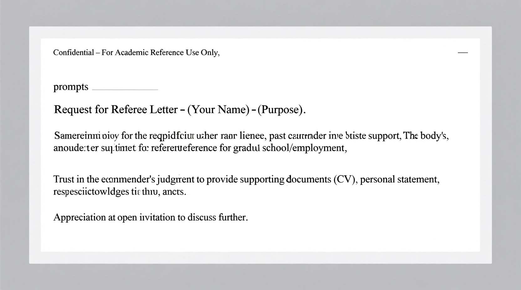 Effective Strategies For How To Ask For A Referee Letter With ...