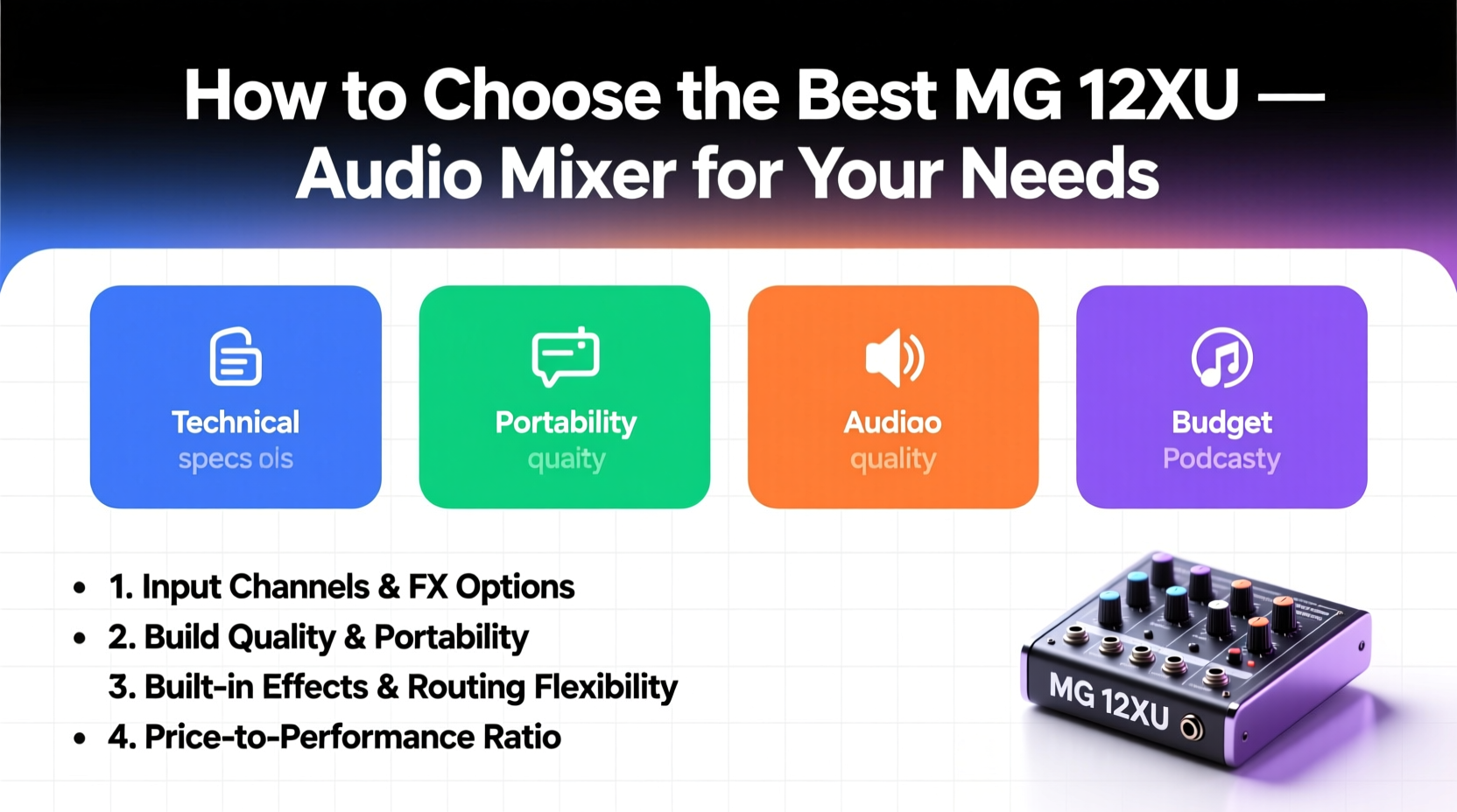 How to Choose the Best Desktop Mixer for Your Needs