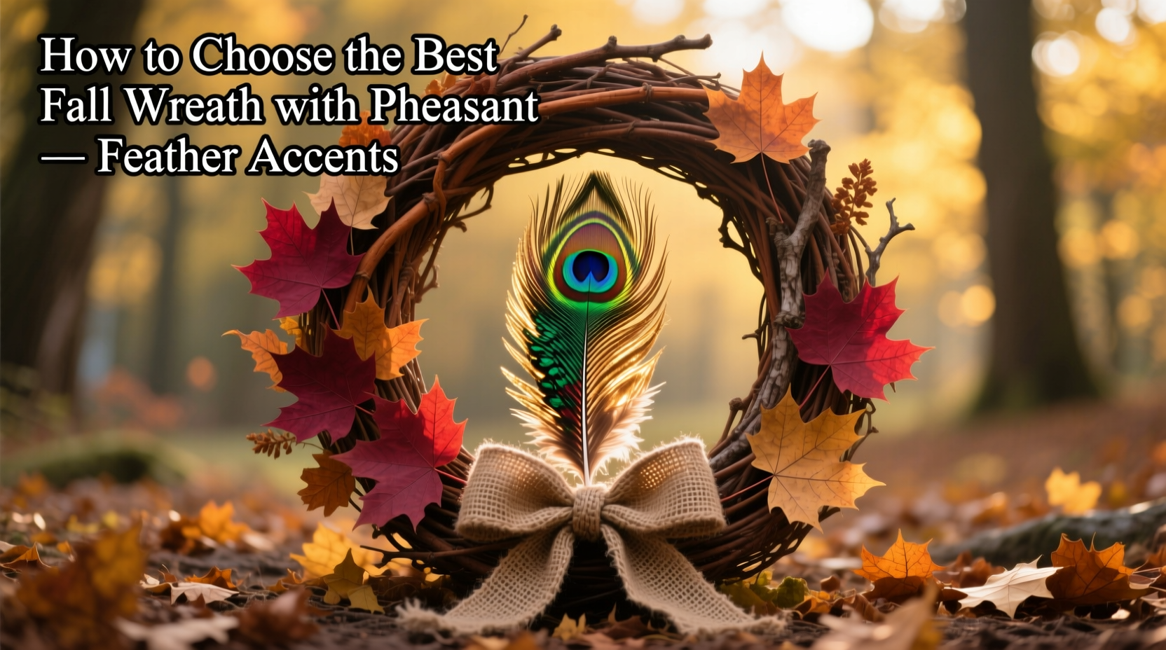 How to Choose the Best Fall Wreath with Pheasant Feather Accents