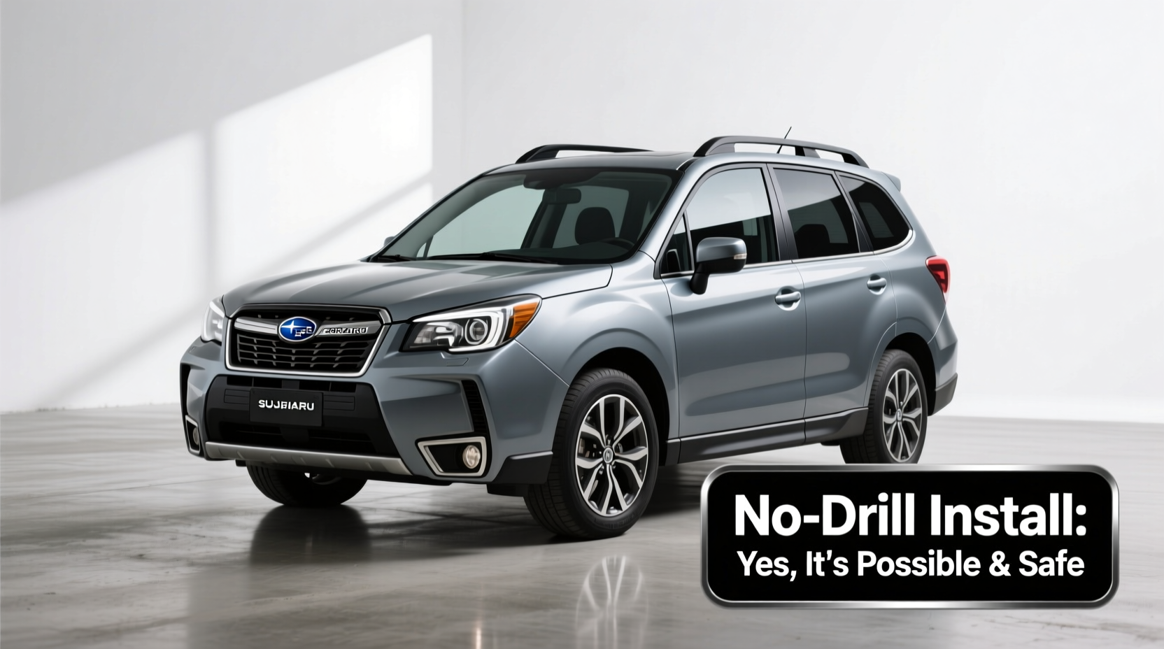 2016 Forester No-Drill Install: Yes, It's Possible & Safe