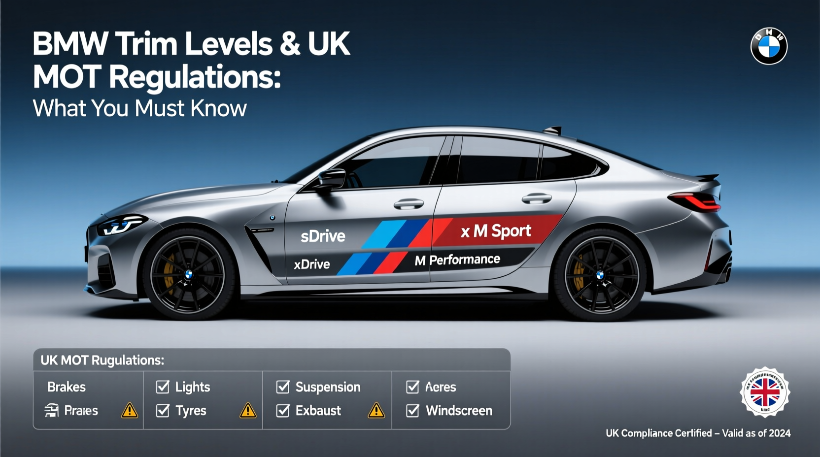 BMW Trim Levels & UK MOT Regulations: What You Must Know