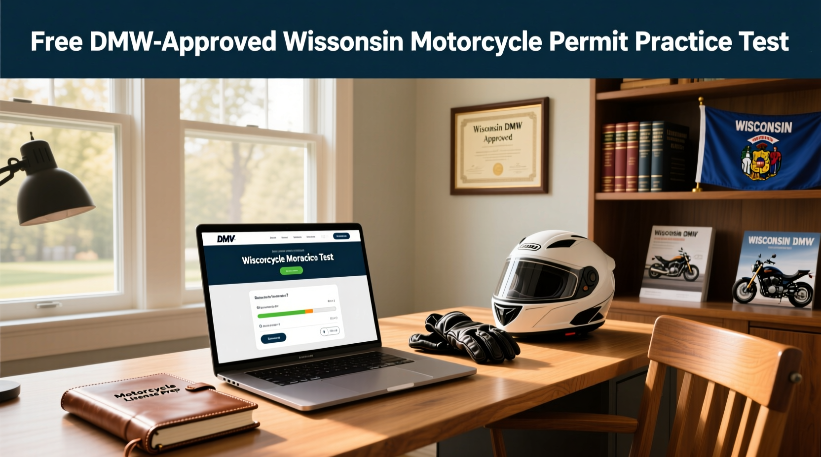 How to Find a Free, DMV-Approved Wisconsin Motorcycle Permit Practice Test