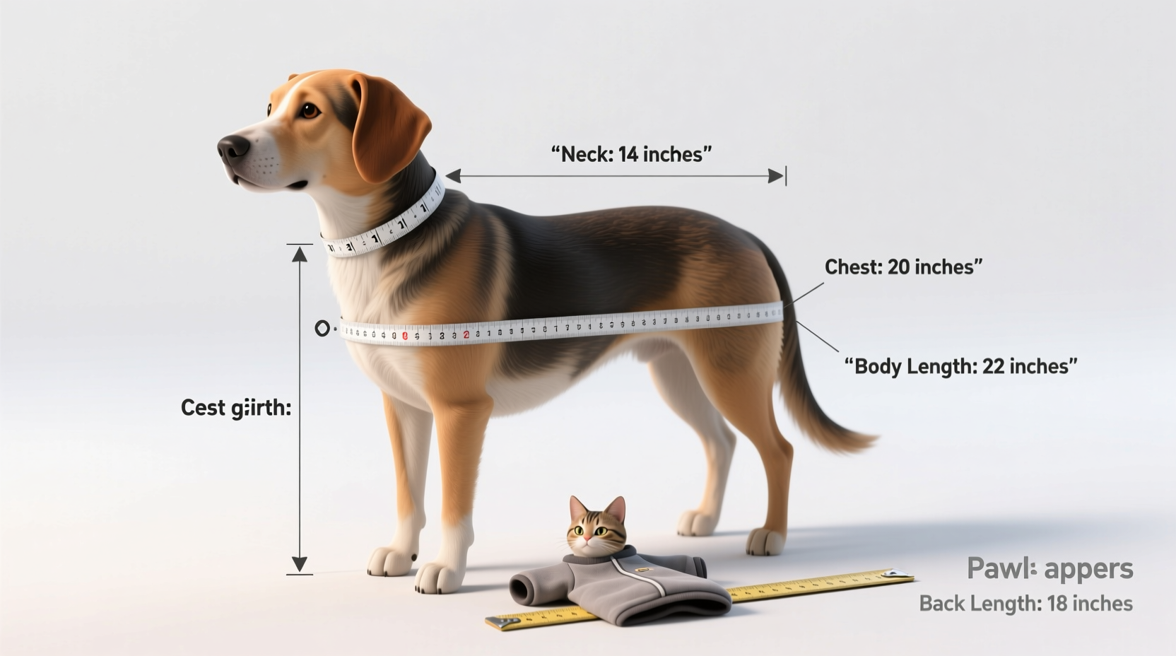A Step By Step Guide To Accurately Measuring Your Dog For Cat Apparel Fit