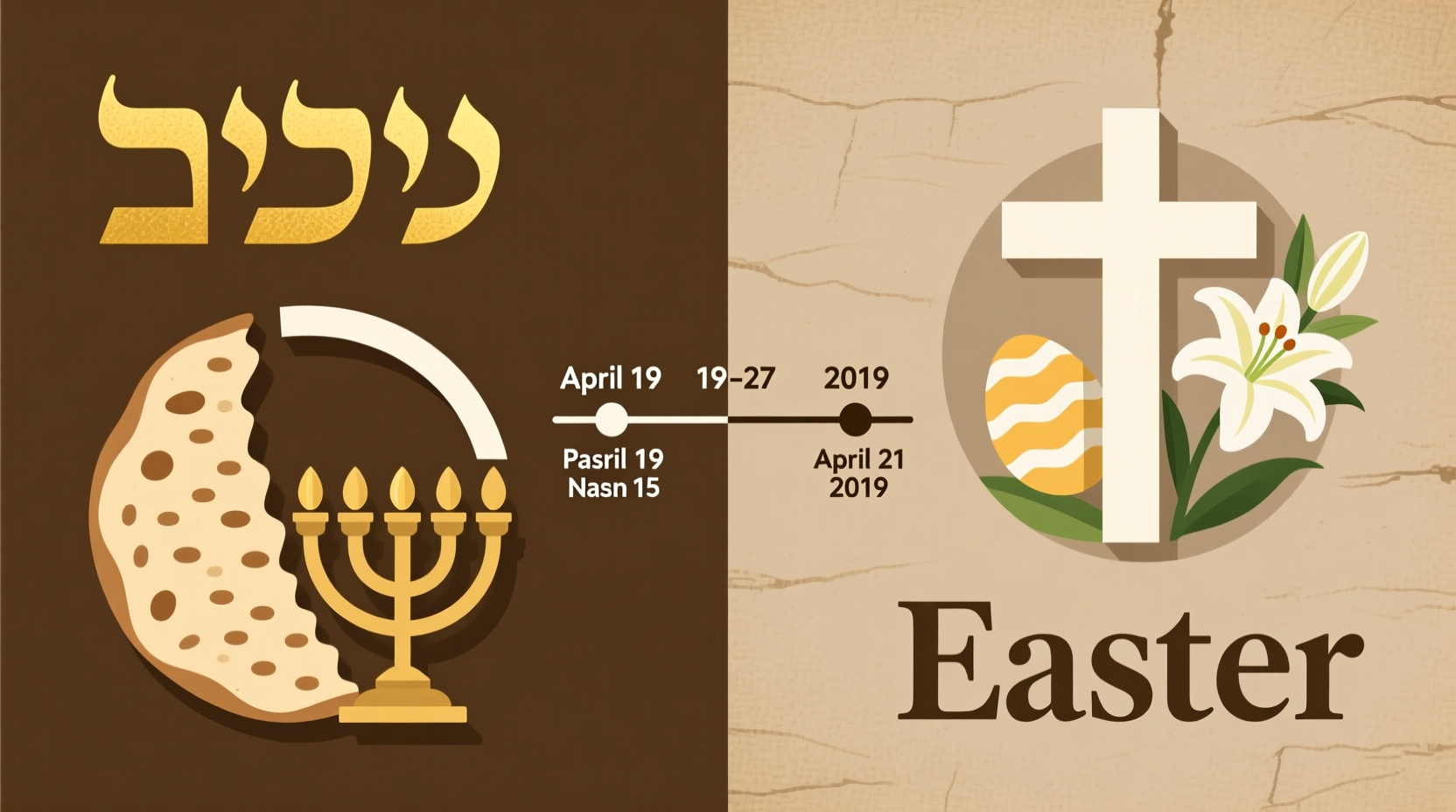 Passover and Easter Were Not the Same Weekend in 2019