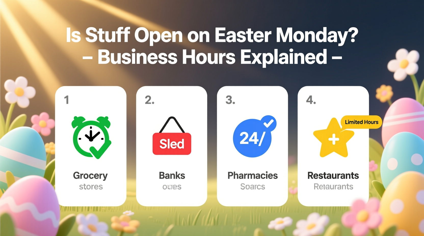 Is Stuff Open on Easter Monday? Business Hours Explained