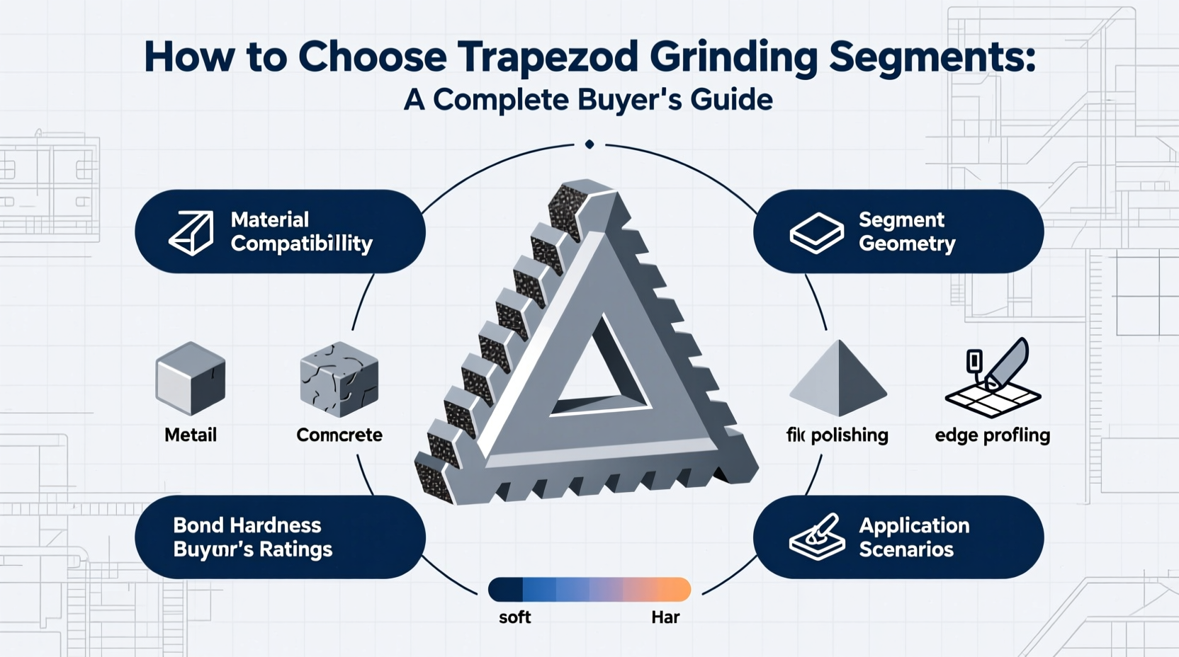 How to Choose Trapezoid Grinding Segments: A Complete Buyer's Guide