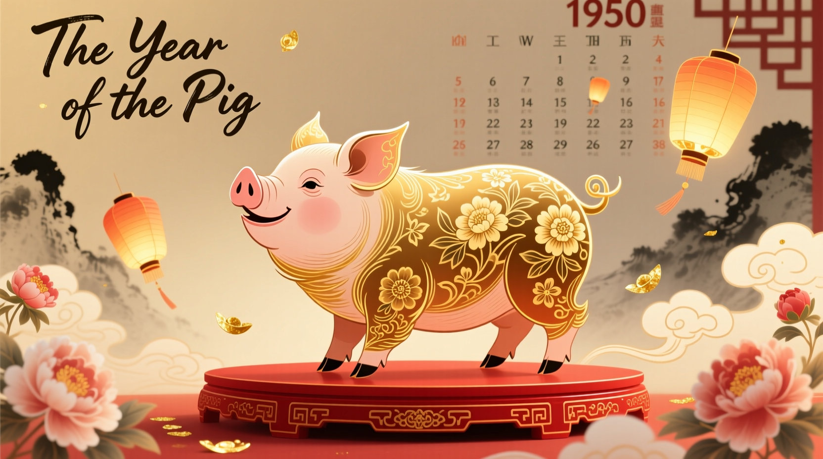 The Year of the Pig: Chinese New Year 1959 Animal Sign