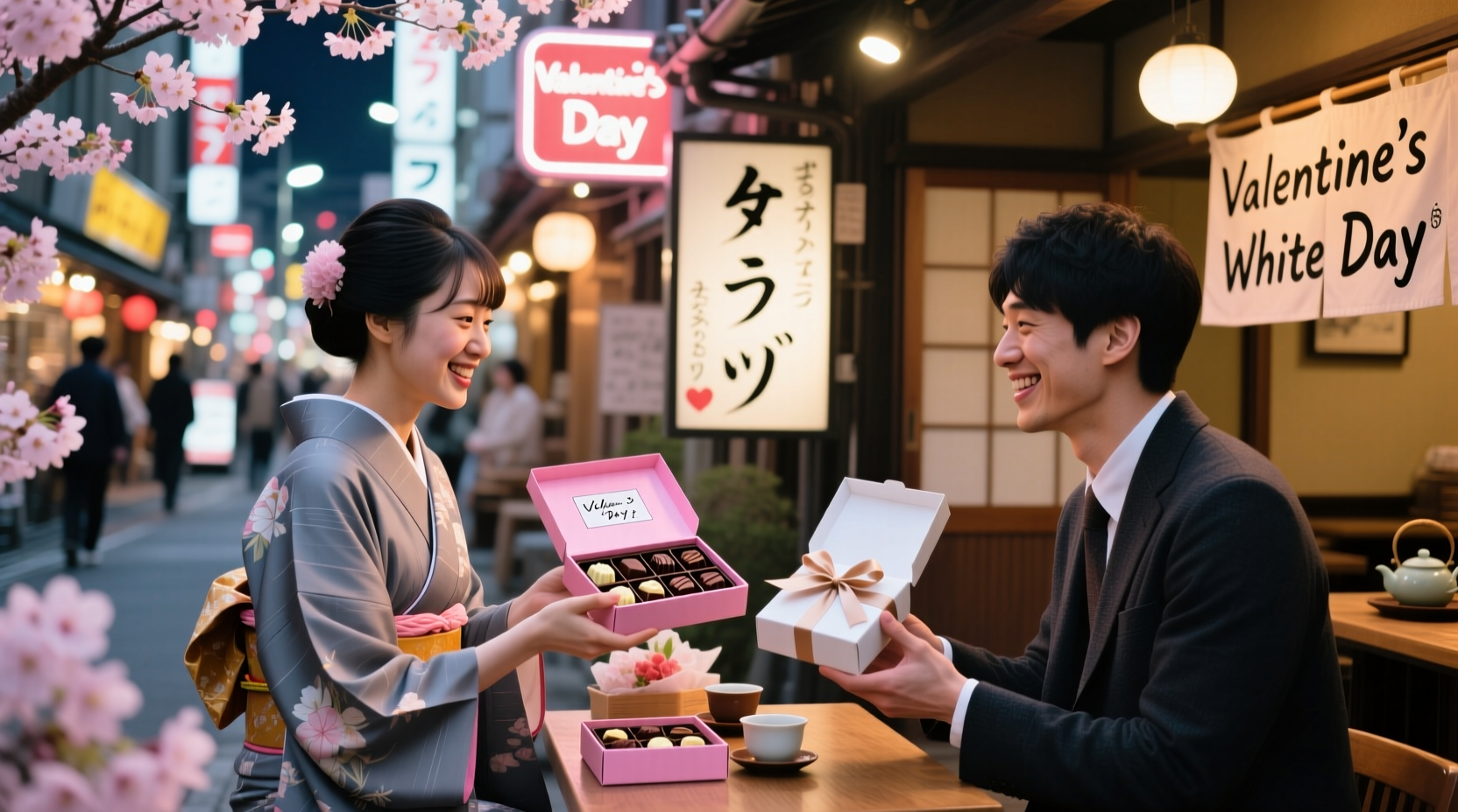 How Japan Celebrates Valentine's Day and White Day Traditions