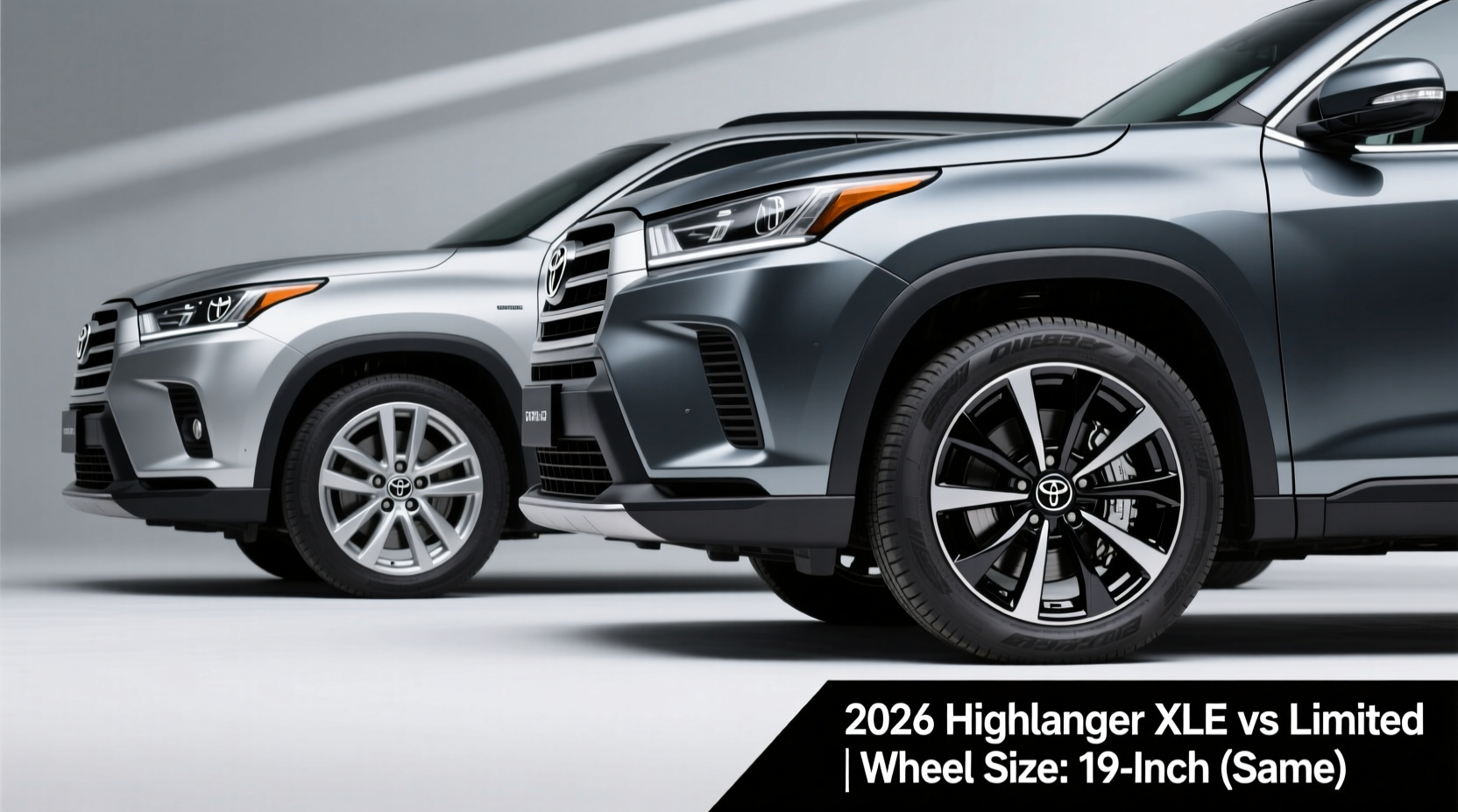 2026 Highlander XLE vs Limited Wheel Size: Same 19-Inch Spec
