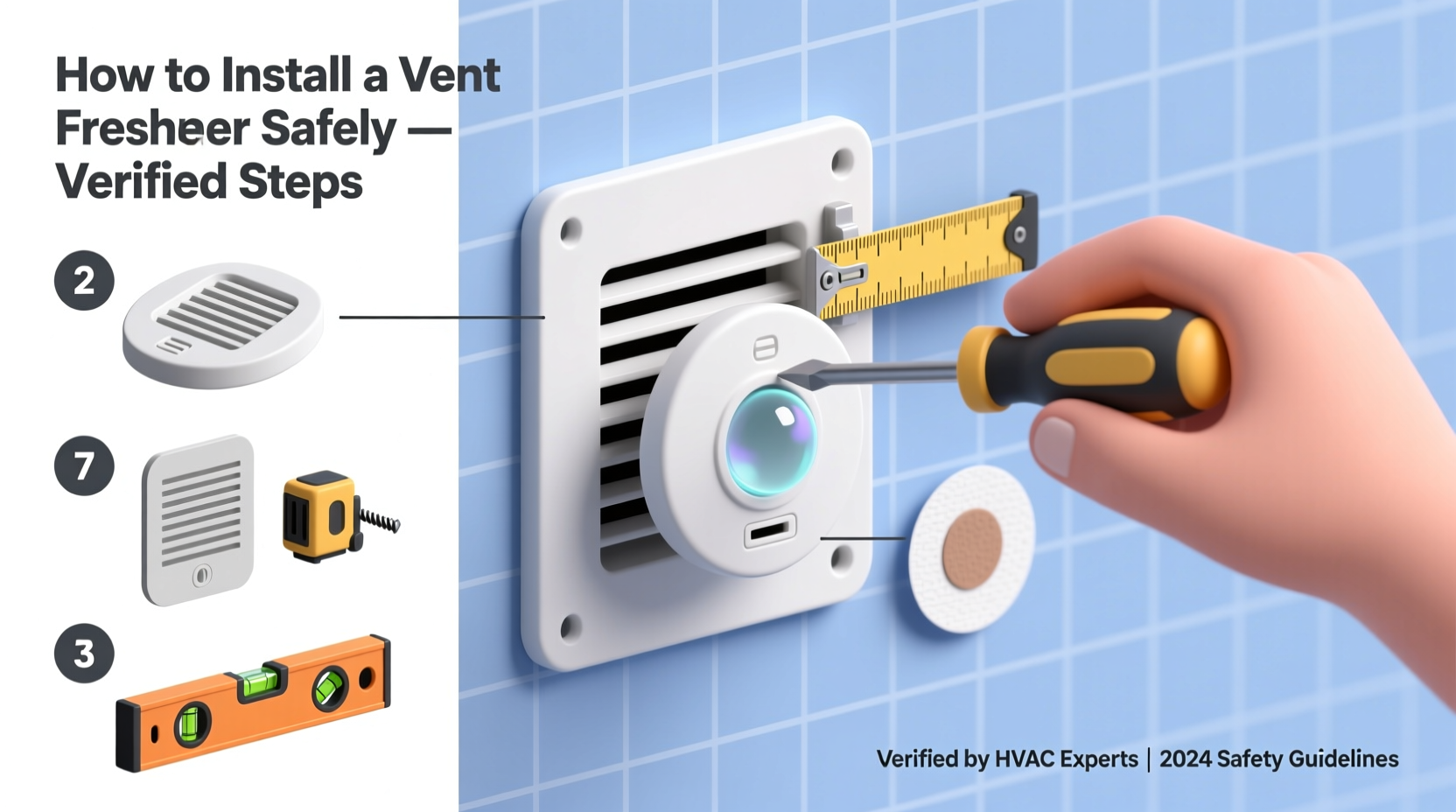 How to Install a Vent Freshener Safely — Verified Steps