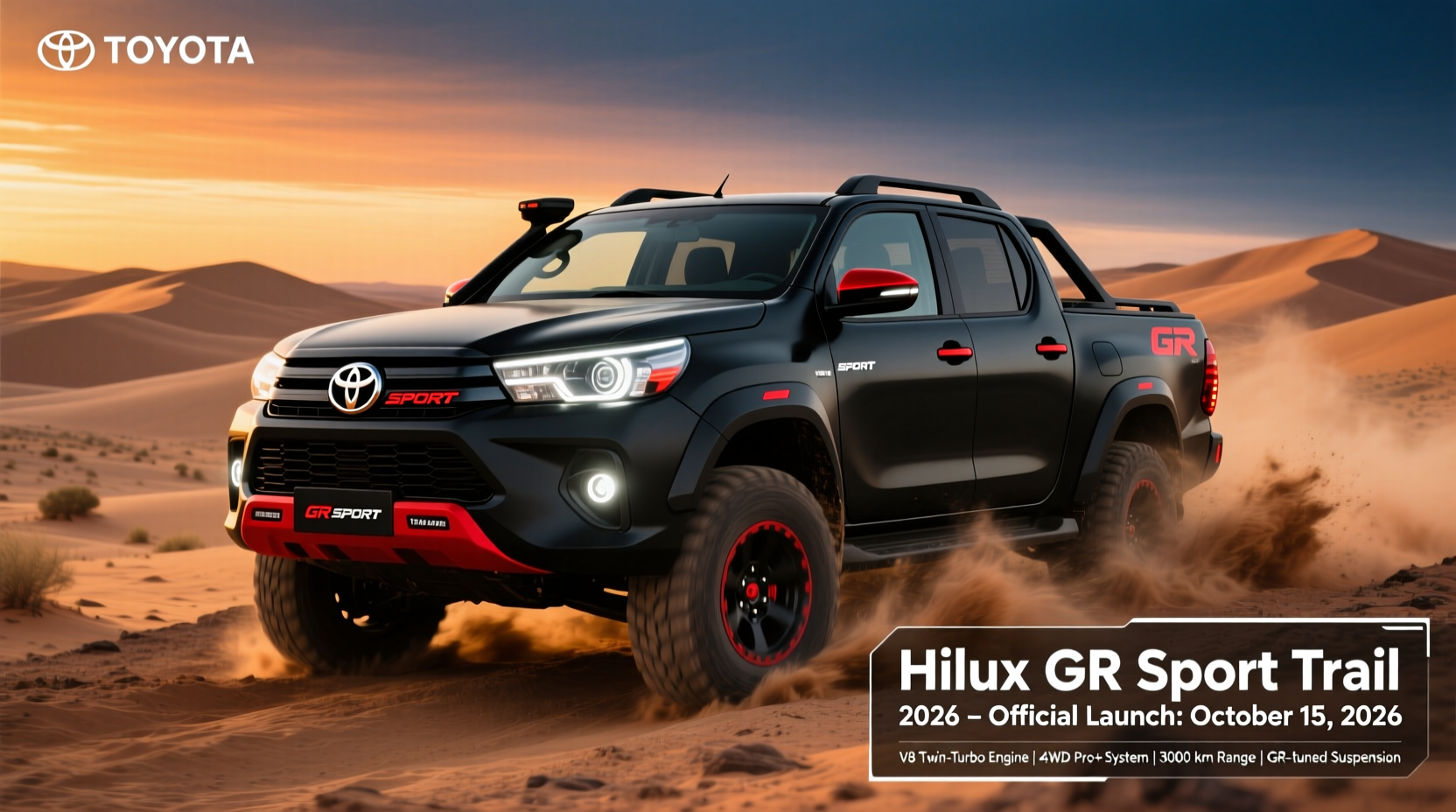Toyota Hilux GR Sport Trail 2026: Official Launch Date & Key Facts