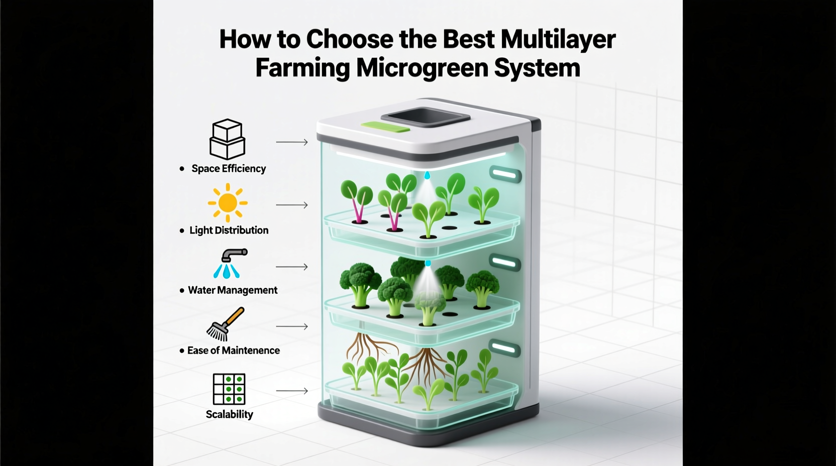 How to Choose the Best Multilayer Farming Microgreen System
