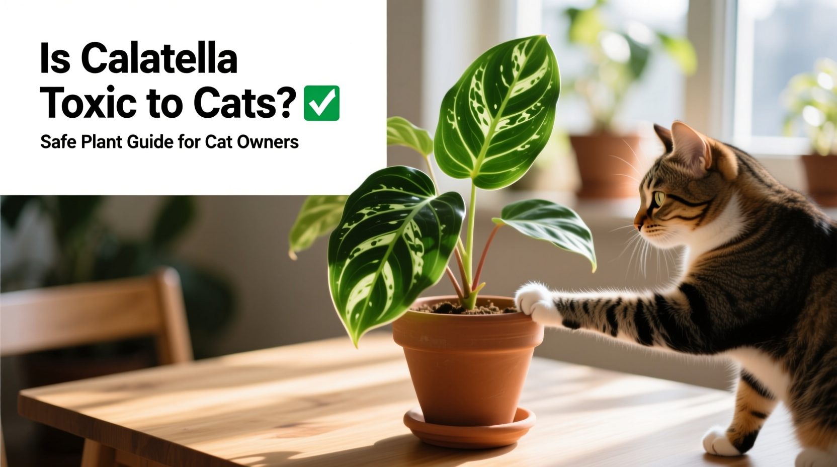 Is Calathea Toxic to Cats? Safe Plant Guide for Cat Owners