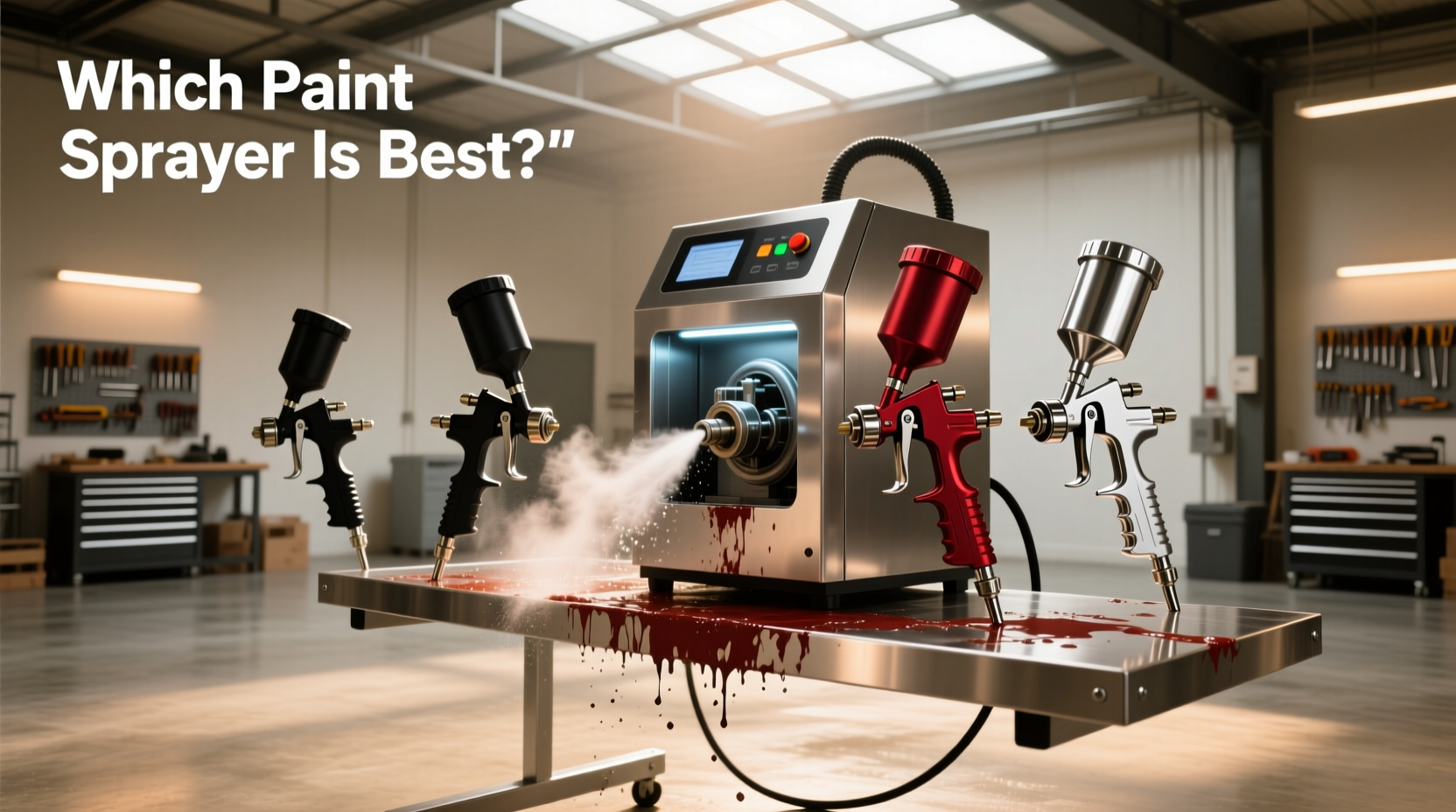 How to Choose Spray Gun Cleaning Machine, Which Paint Sprayer Is Best?