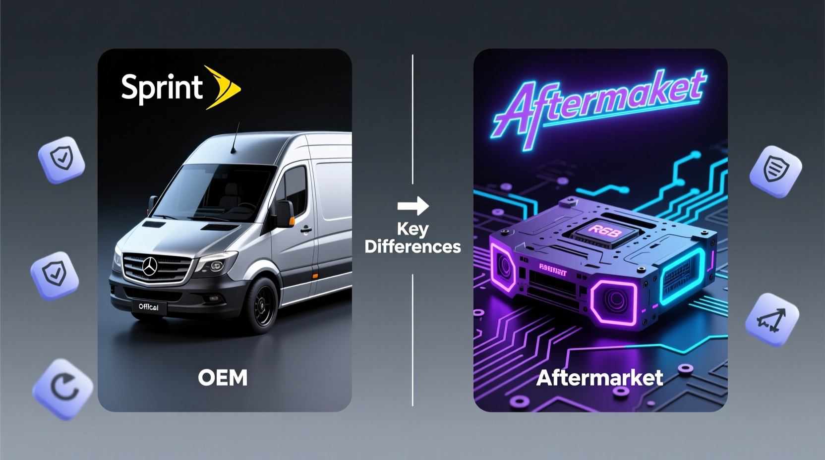 Sprinter Console OEM vs Aftermarket: Key Differences & Best Choice