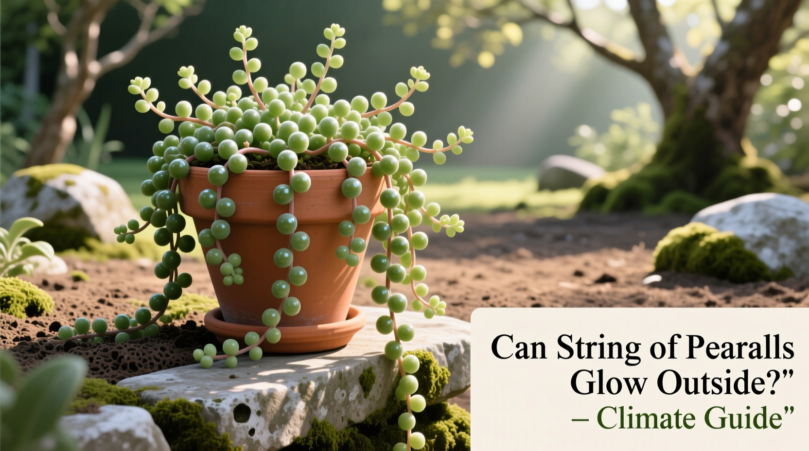 Can String of Pearls Grow Outside? Climate Guide