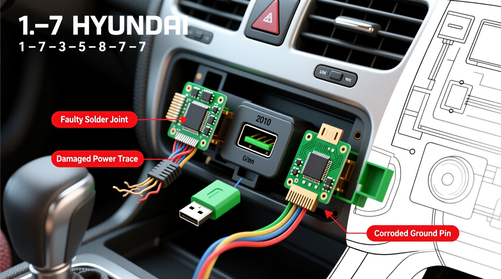 Hyundai Getz USB Charging Failure Fix: Step-by-Step Repair Guide