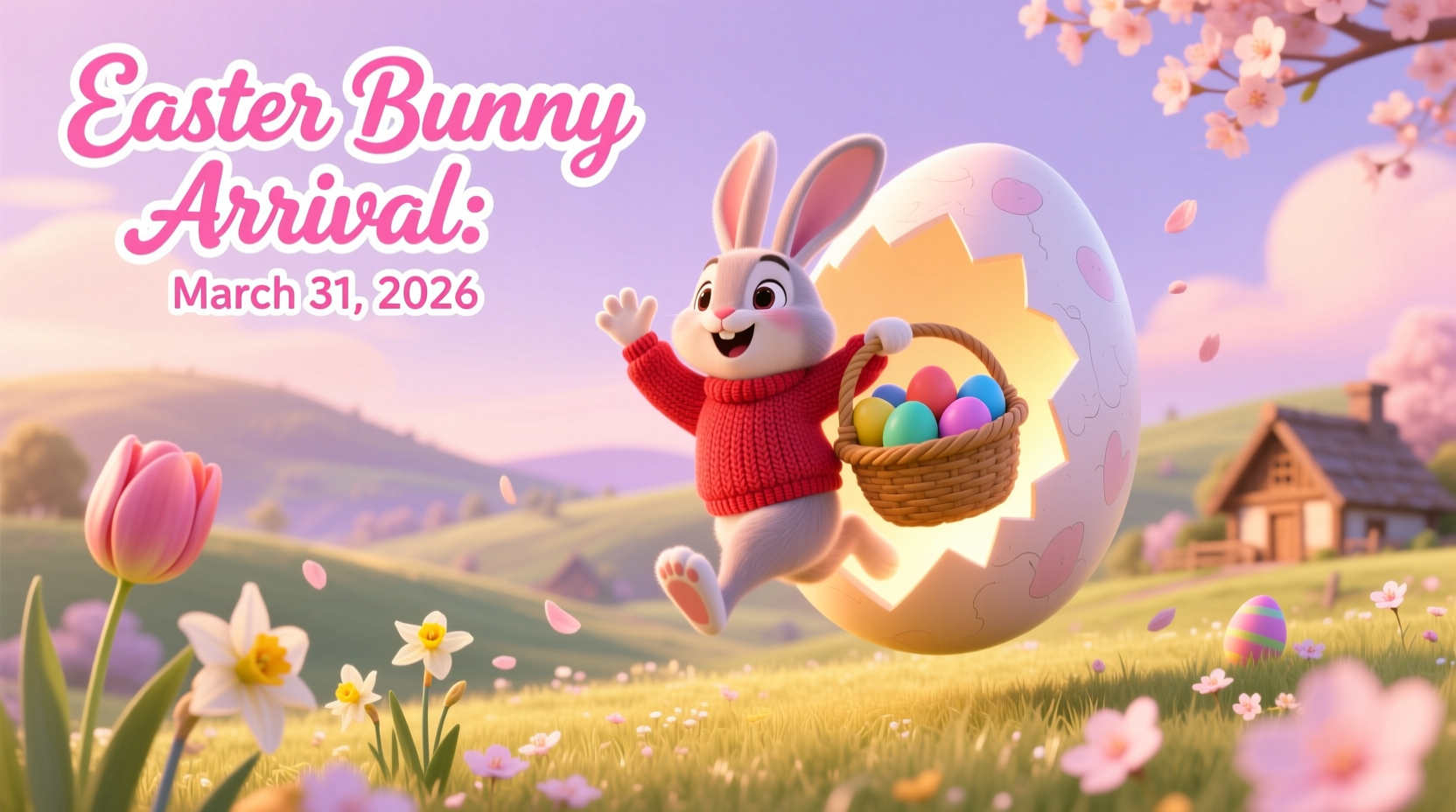 Easter Bunny Arrival: March 31, 2026