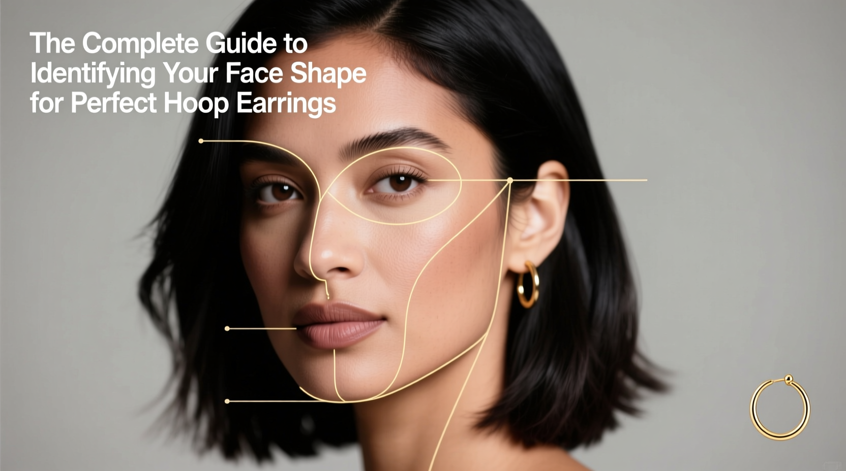 The Complete Guide To Identifying Your Face Shape For Perfect Hoop Earrings