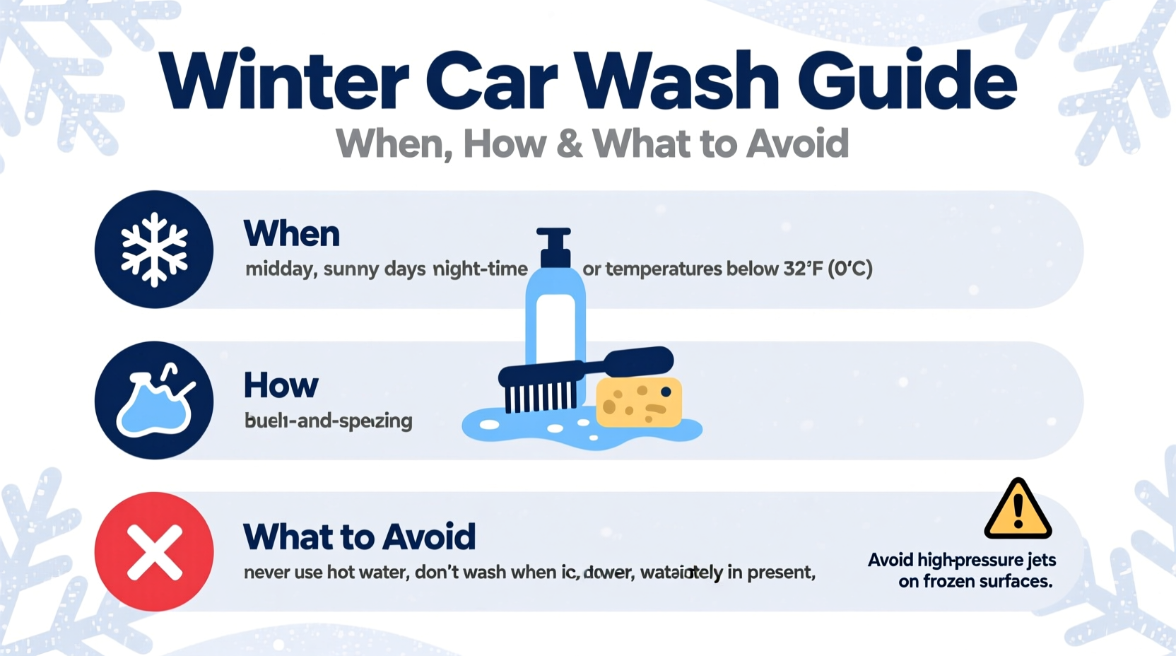 Winter Car Wash Guide: When, How & What to Avoid