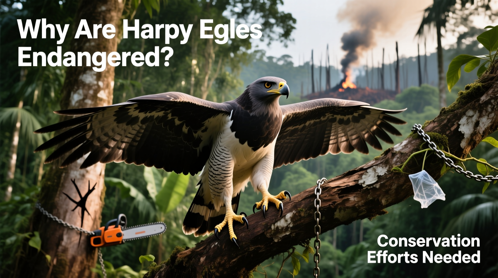 Why Are Harpy Eagles Endangered Threats Conservation