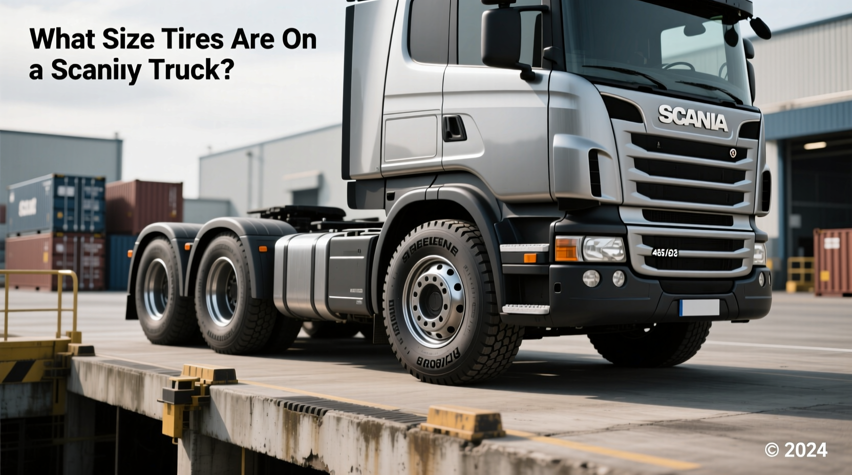 How to choose Scania truck wheels rims, What size tires are on a Scania ...