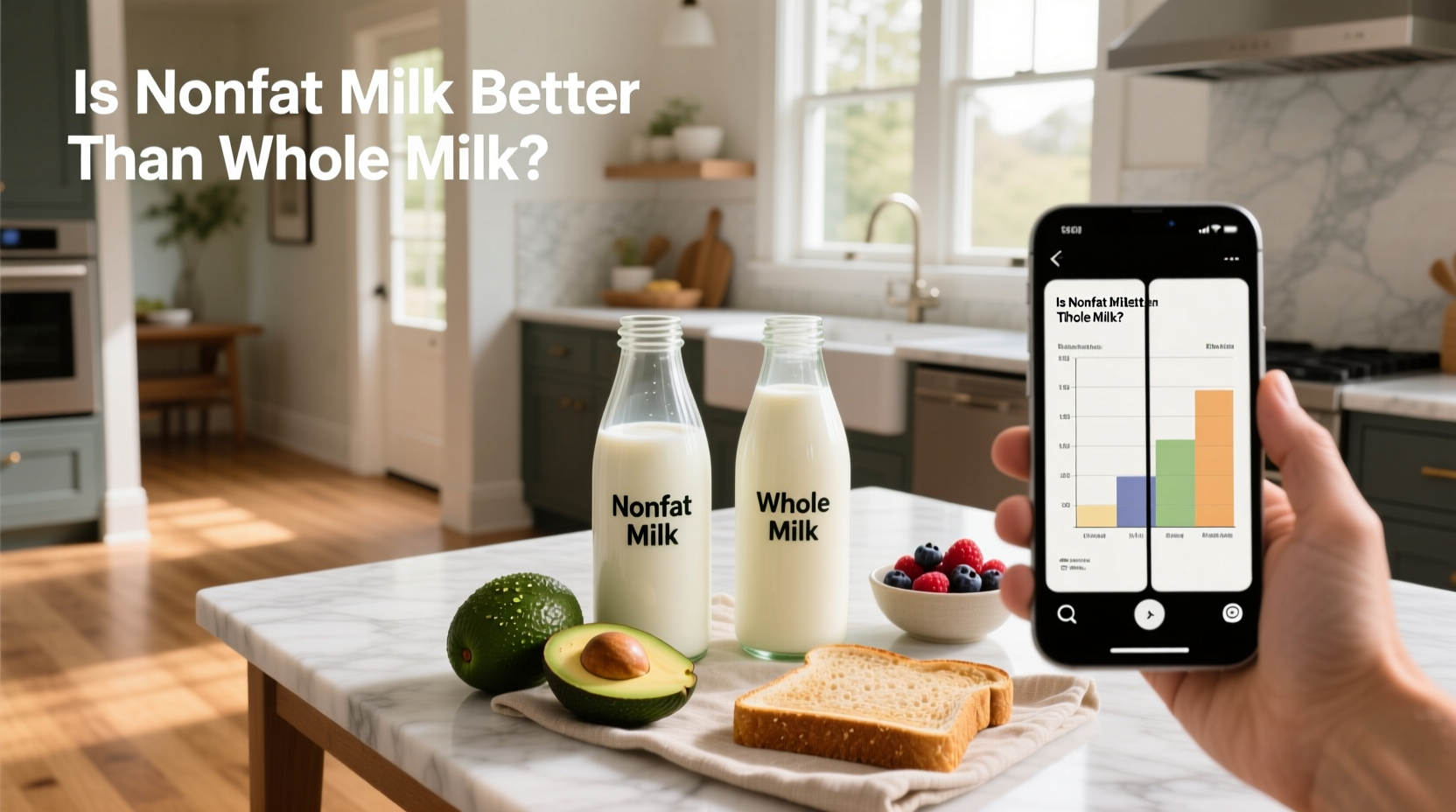 Nonfat Milk vs Whole Milk Guide: How to Choose