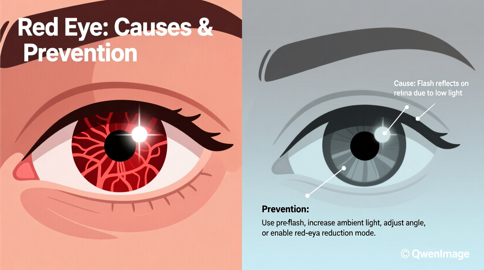 Red Eye In Photos Causes And How To Prevent It