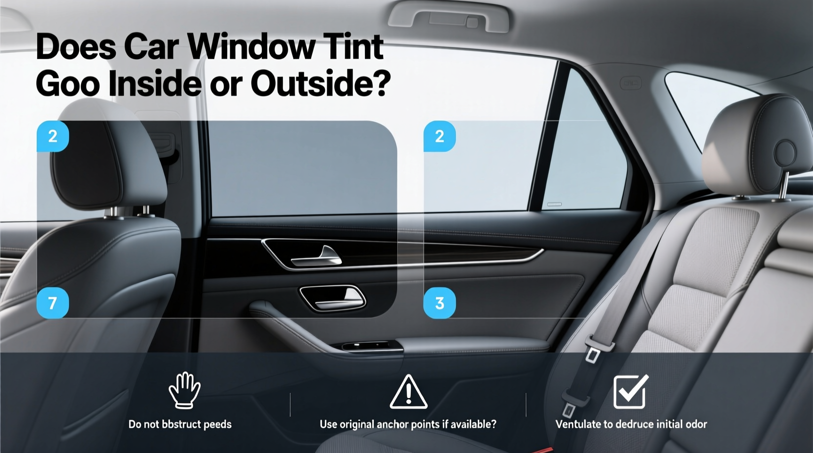 does car window tint go on inside or outside buying guide