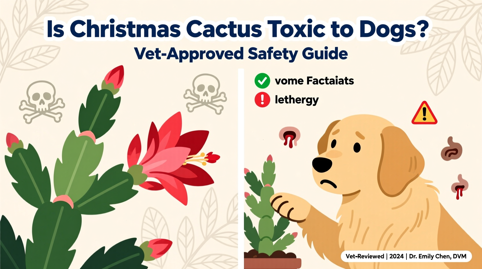 Is Christmas Cactus Toxic to Dogs? Vet-Approved Safety Guide