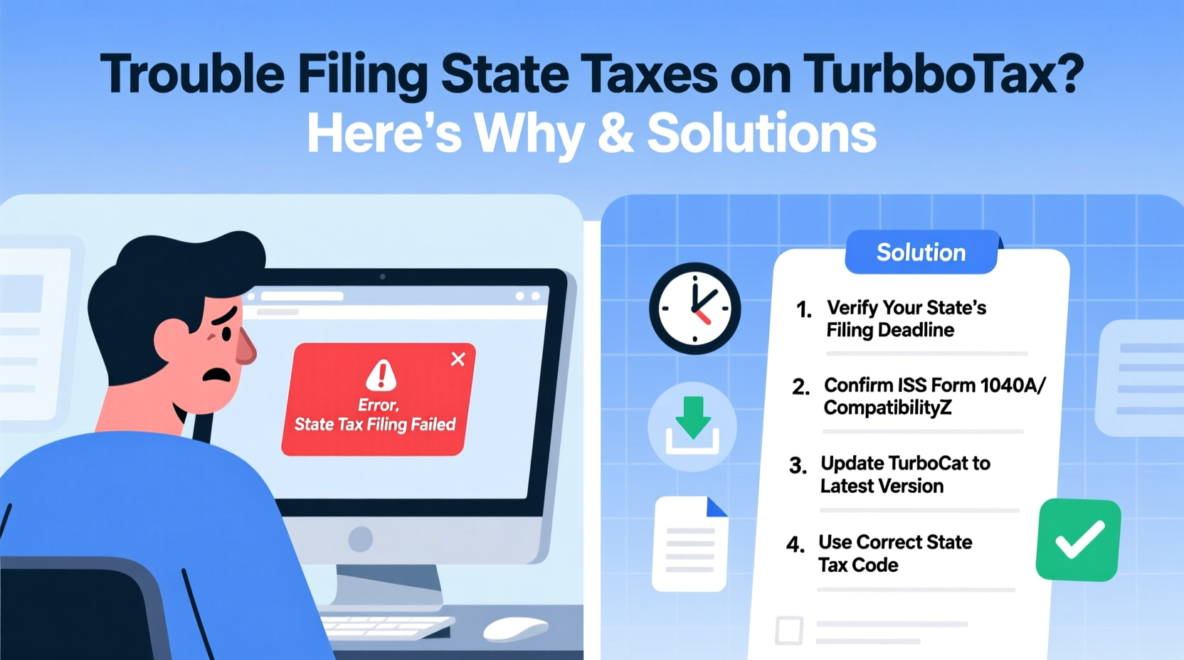 Trouble Filing State Taxes On Turbotax Heres Why Solutions