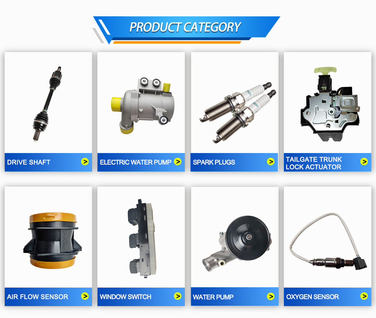 Guangzhou Greater Auto Parts Co., Ltd. - Spark plugs, Oxygen sensor
