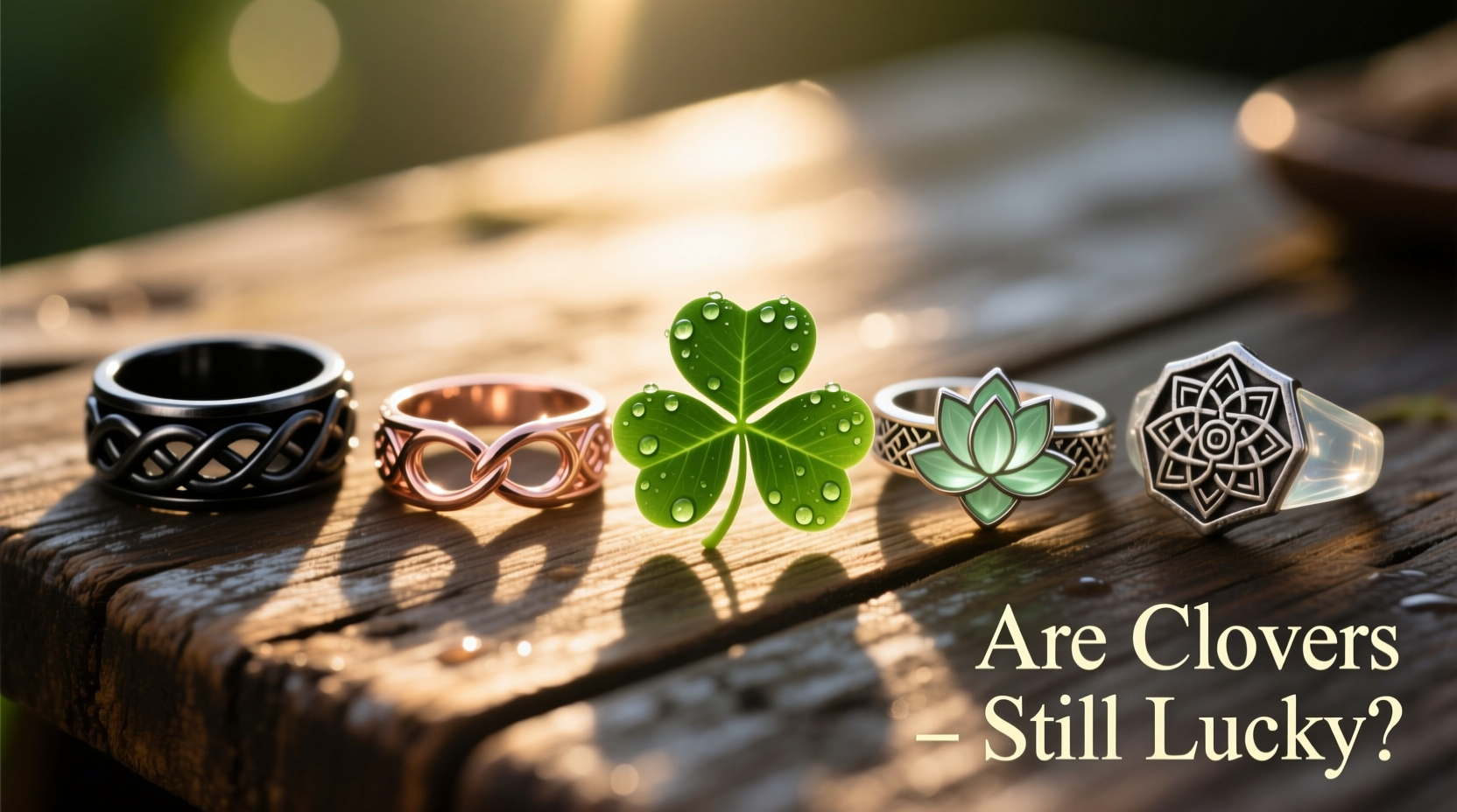 Four Leaf Clover Rings Vs Other Symbol Rings Are Clovers Still Special ...