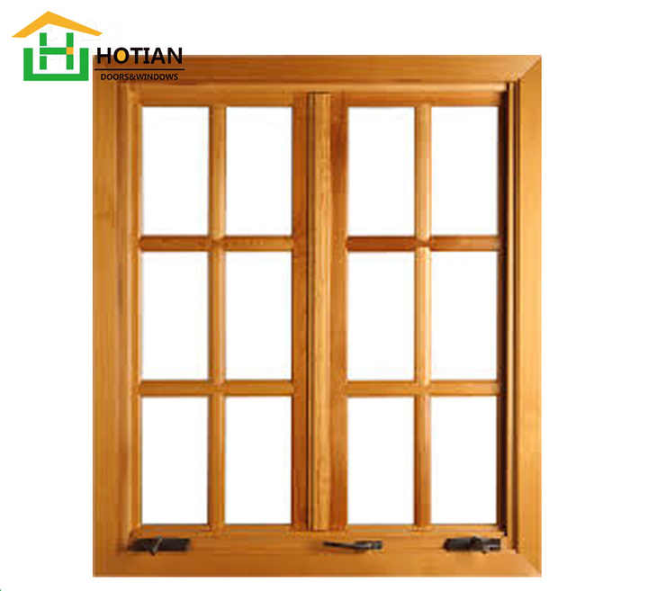 Modern Classic Wooden Skin Design Sliding Window with Grills for Homes ...
