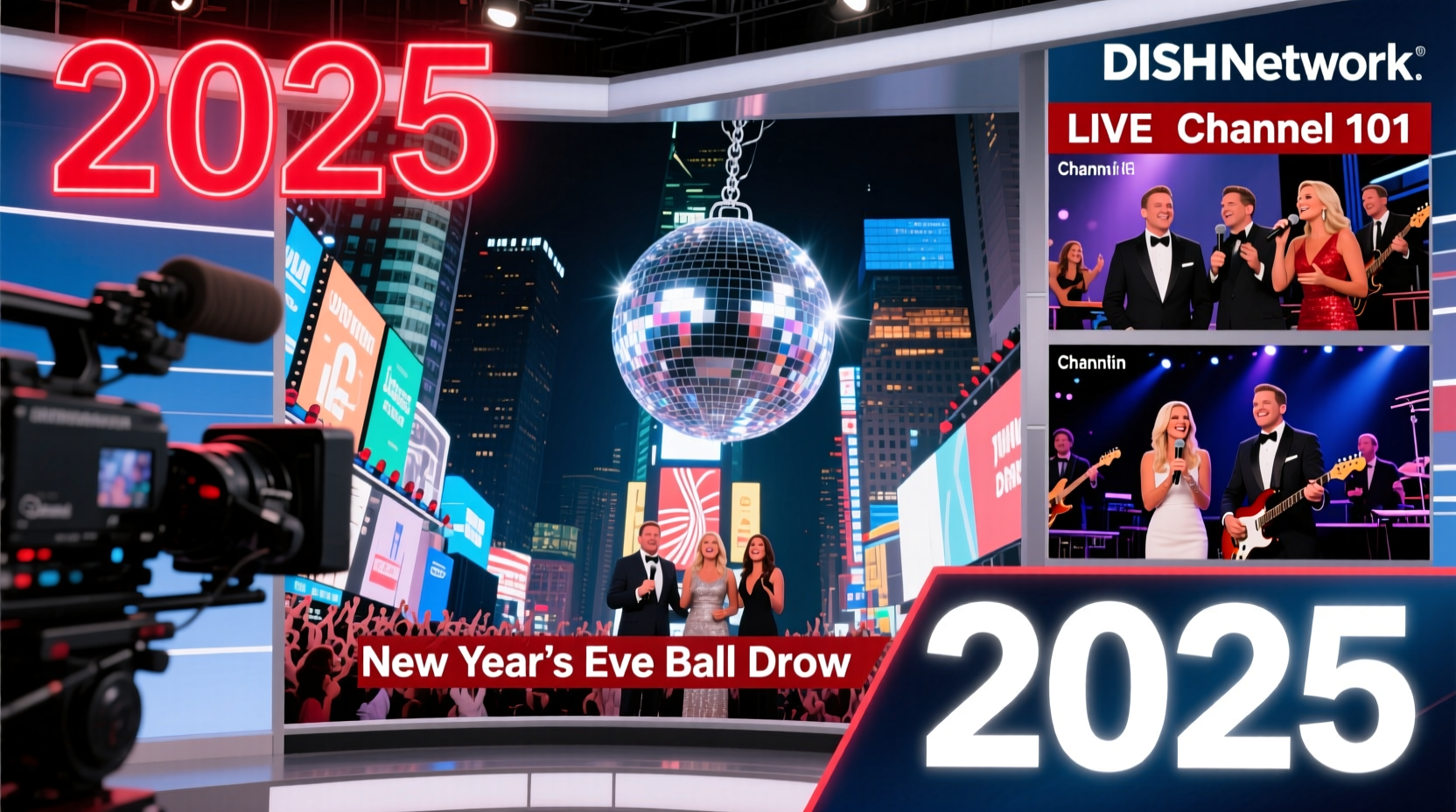 What Channel Is the New Year Ball Drop on DISH?