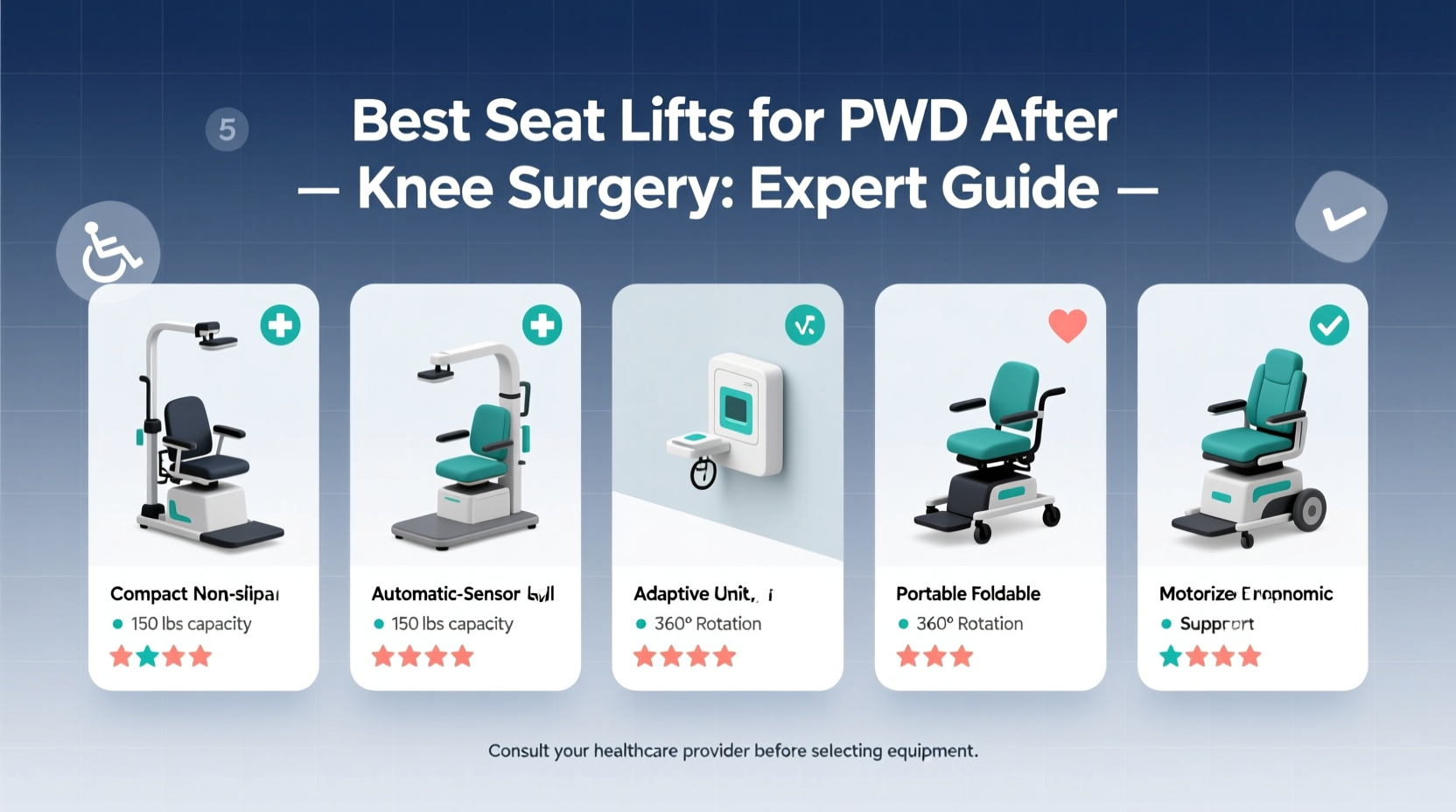 Best Seat Lifts for PWD After Knee Surgery: Expert Guide