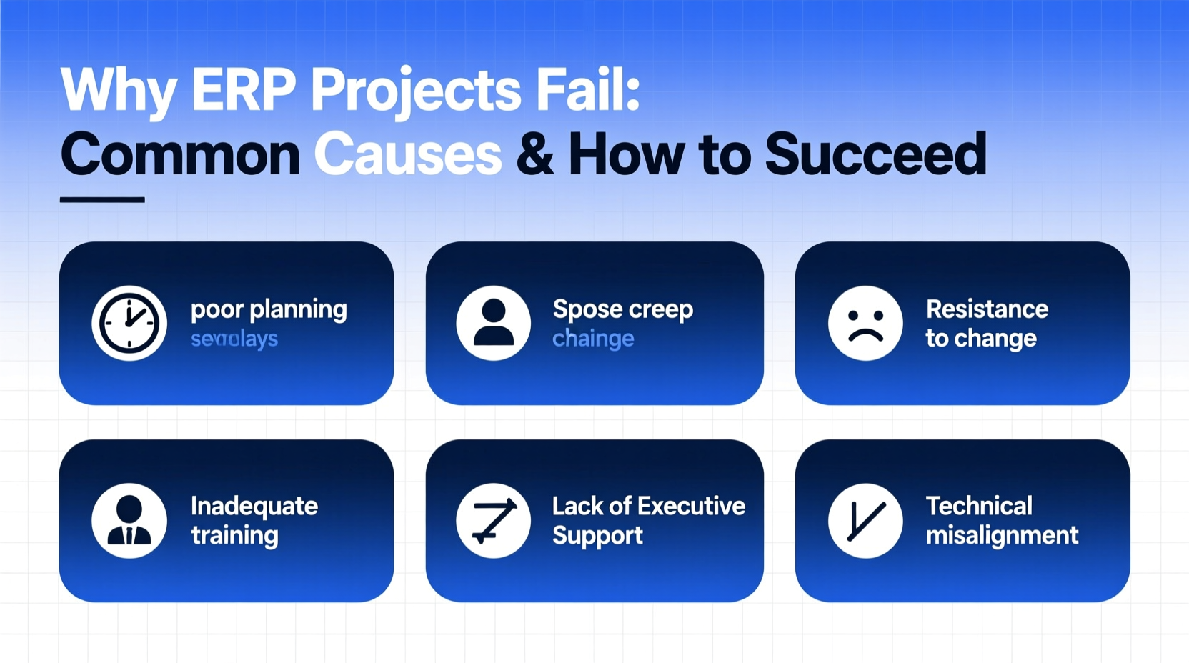 Why Erp Projects Fail Common Causes How To Succeed