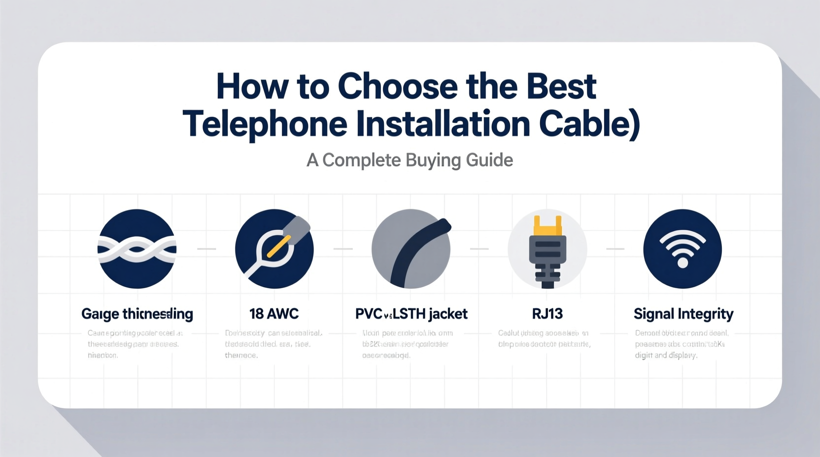 How to Choose the Best Telephone Installation Cable: A Complete Buying ...