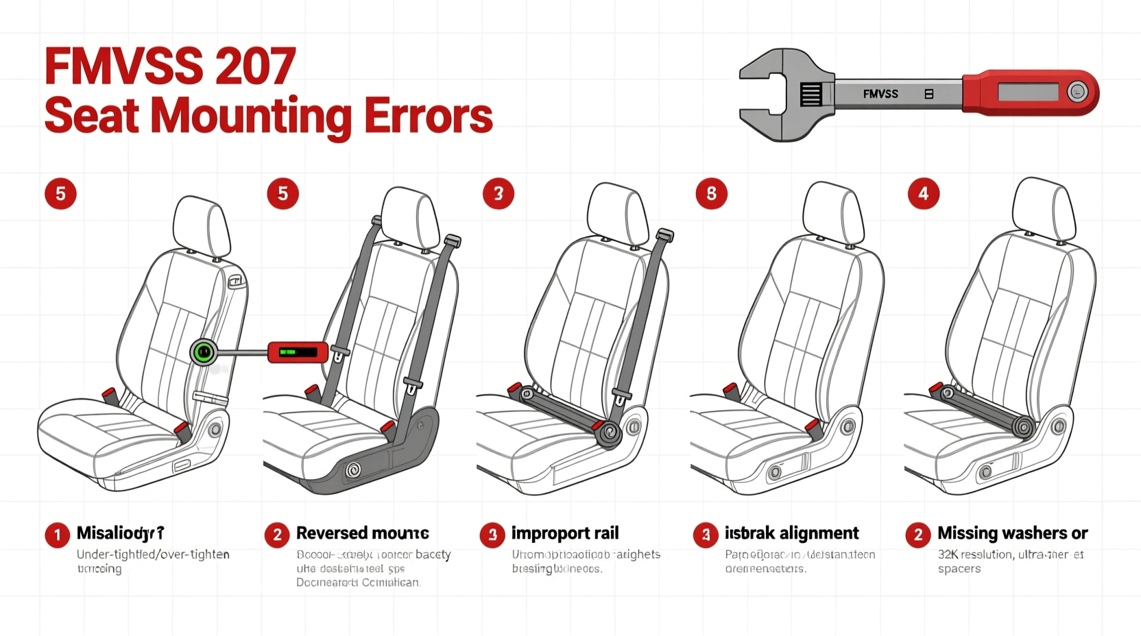 Top FMVSS 207 Seat Mounting Installation Mistakes to Avoid