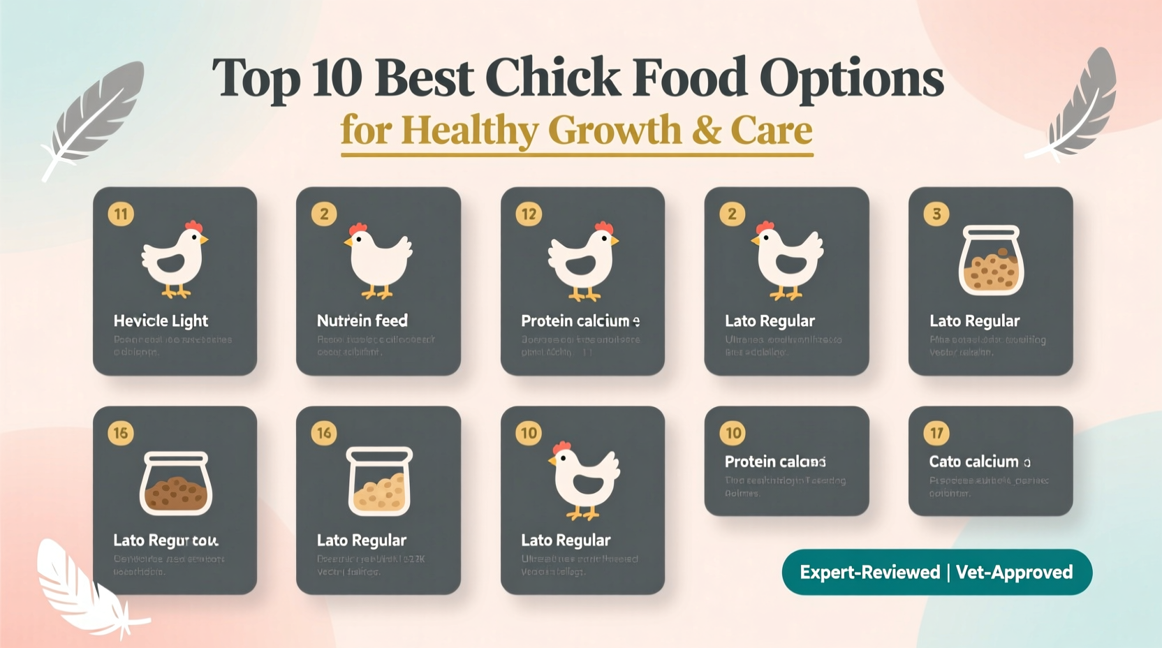 Top 10 Best Chick Food Options For Healthy Growth And Care