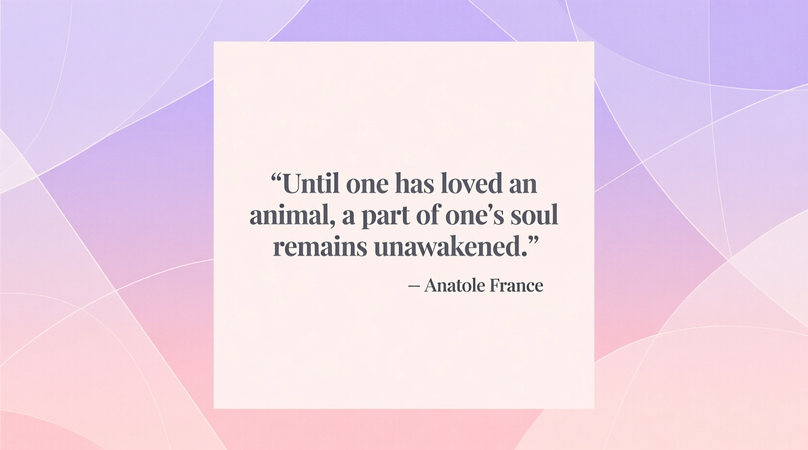Inspirational Animal Quotes for Reflection and Sharing