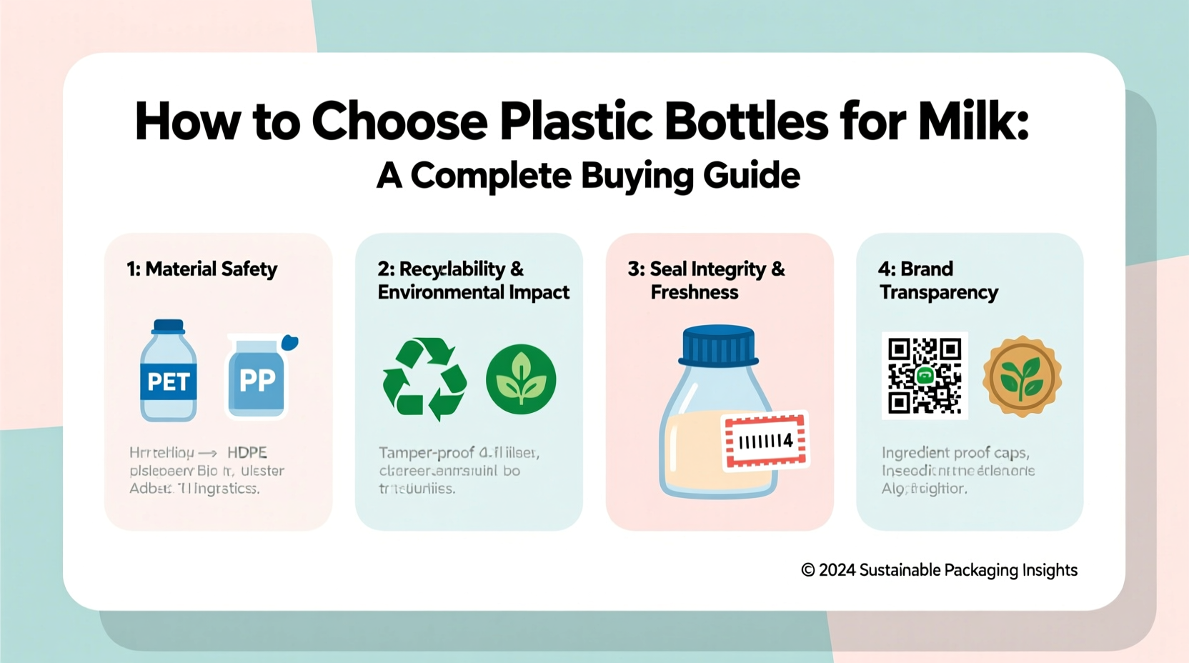 How to Choose Plastic Bottles for Milk: A Complete Buying Guide