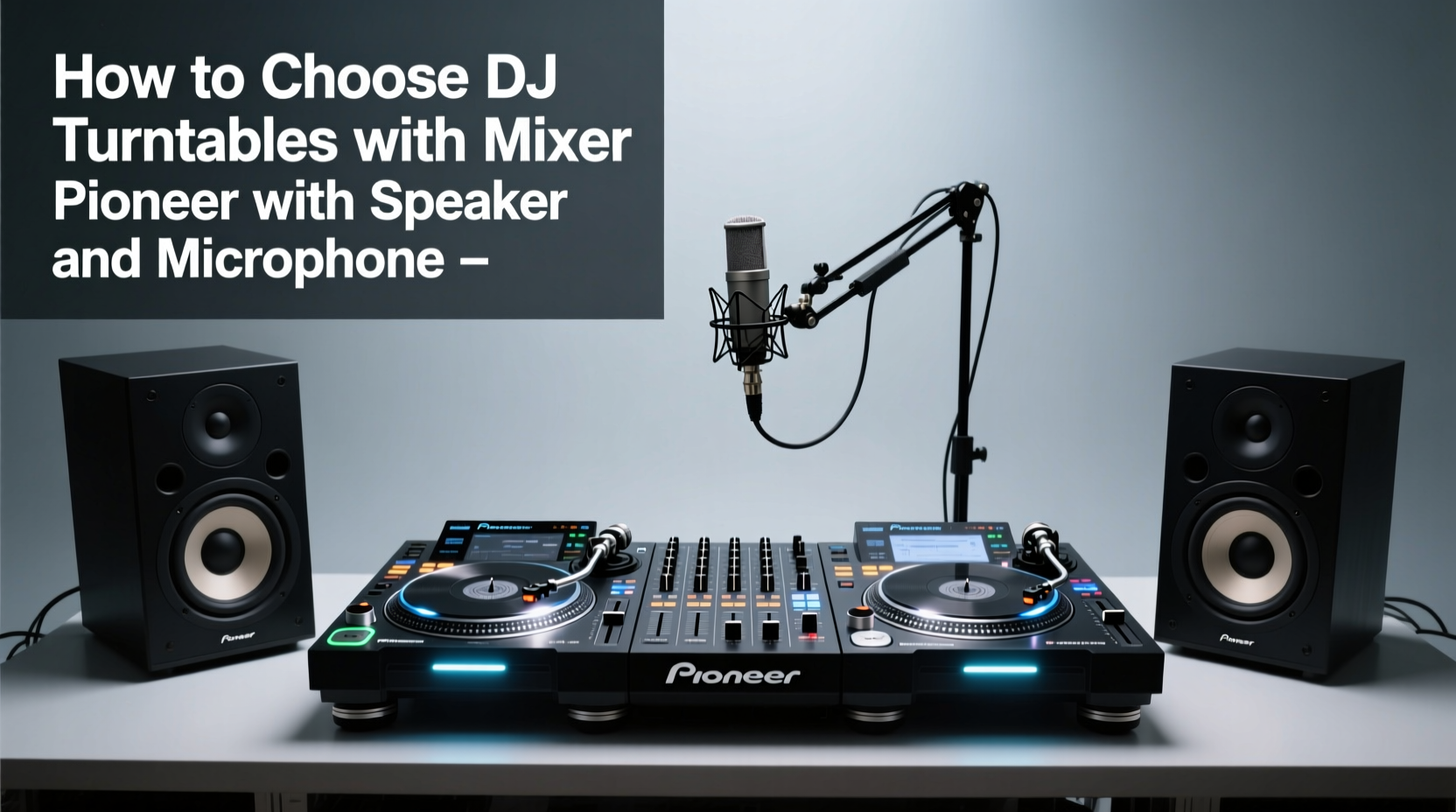 How to Choose DJ Turntables with Mixer Pioneer with Speaker and Microphone